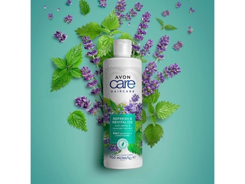 Avon Care 2u1 šampon i balzam - kopriva i lavanda 700ml