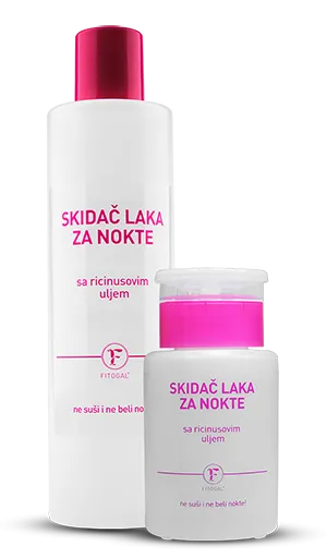 Fitogal Skidač laka za nokte sa ricinusovim uljem 250ml