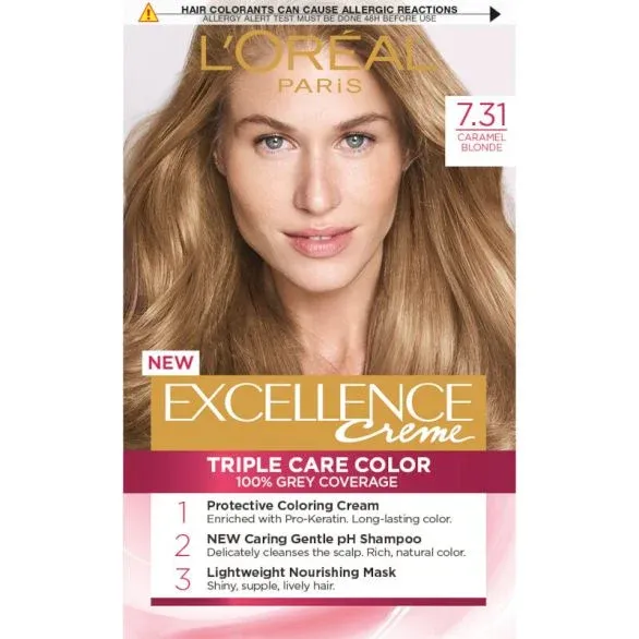 LOREAL Excellence boja za kosu 7.31 karamel plava