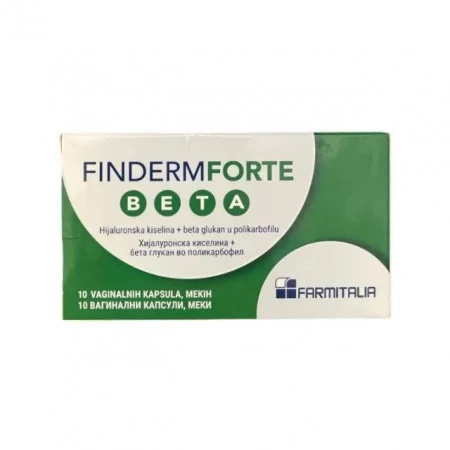 FINDERM FORTE BETA vaginalete 10 komada