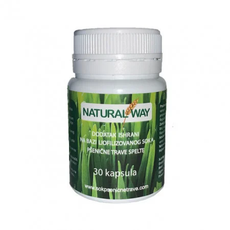 Natural Way Sok od pšenične trave u kapsulama 30x