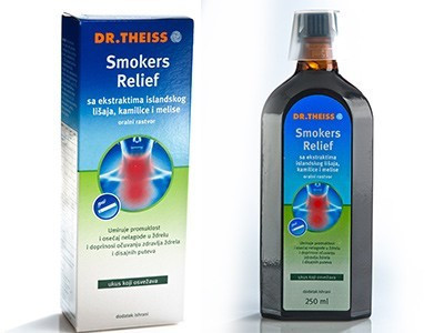 SMOKERS RELIEF sirup 250ml