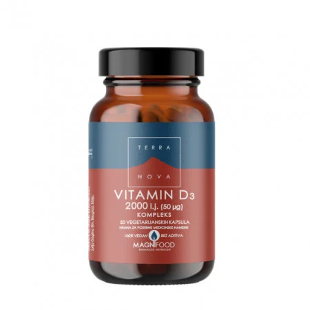 TERRANOVA VITAMIN D3 2000 I.J. 50 kapsula