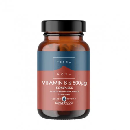 TERRANOVA VITAMIN B12 500mg 50 kapsula