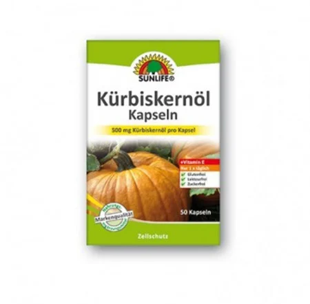 SUNLIFE ULJE SEMENA BUNDEVE + VITAMIN E kapsule 50x