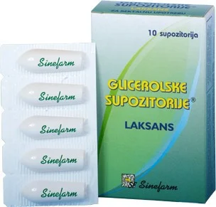 GLICEROLSKE SUPOZITORIJE 10x