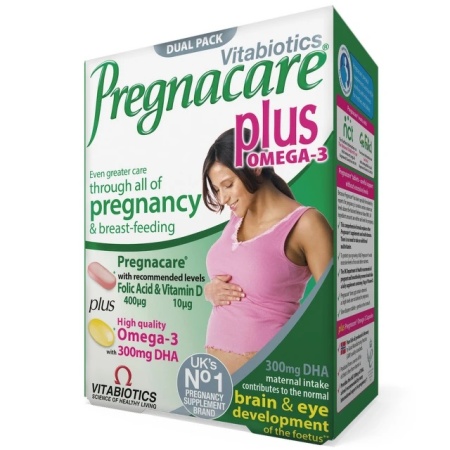 PREGNACARE PLUS 28 tableta + OMEGA-3 28 kapsula