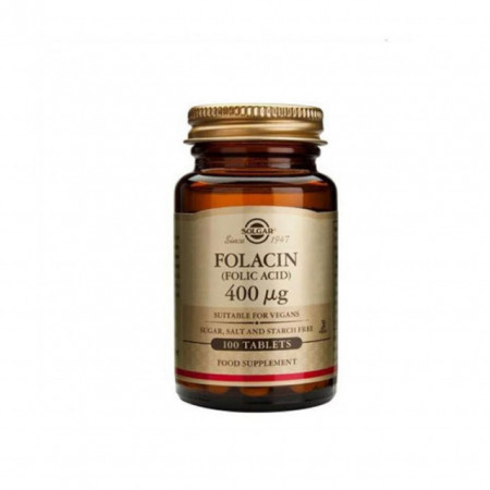 SOLGAR FOLACIN 400mcg 100 tableta