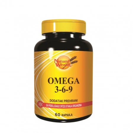 NATURAL WEALTH OMEGA 3-6-9 60 gel kapsula