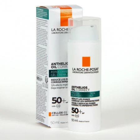 LA ROCHE-POSAY SUN ANTHELIOS OIL CORRECT GEL-KREMA SPF50+, 50 ML