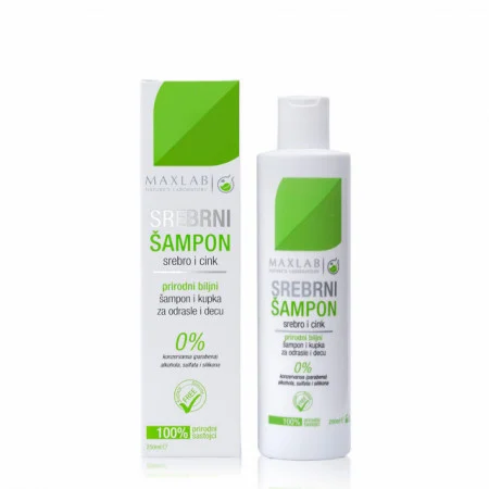 MAXLAB SILVER ŠAMPON I KUPKA 250ml