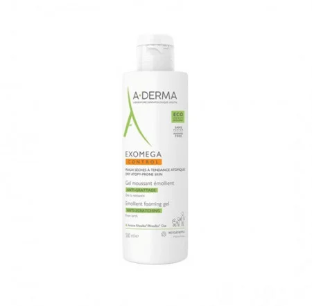 A-DERMA EXOMEGA penušavi GEL za tuširanje 500ml