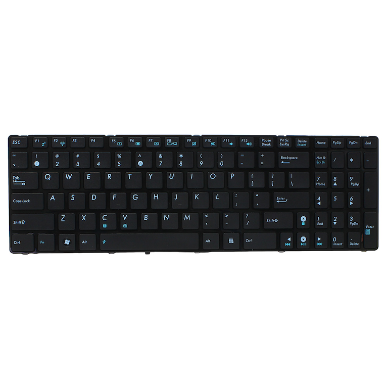 TASTATURA ZA LAPTOP ASUS K52 G51 G52 G60 G72 G73 N61 N90 U50 X52 CRNA