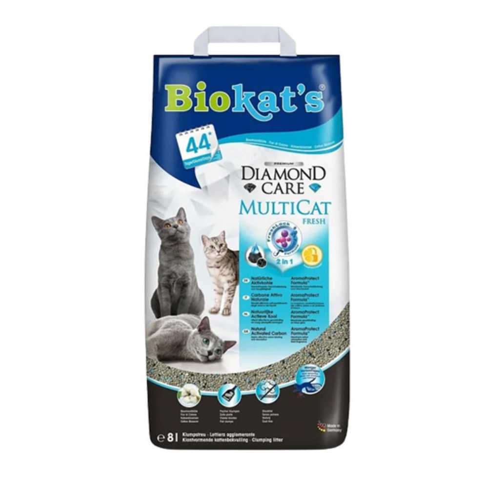 Biokat's Diamond care multical fresh posip za mačke 8l