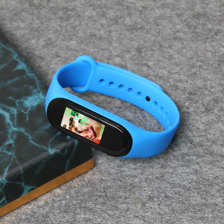 NARUKVICA ZA SMART WATCH XIAOMI MI BAND M3/M4 SVETLO PLAVA