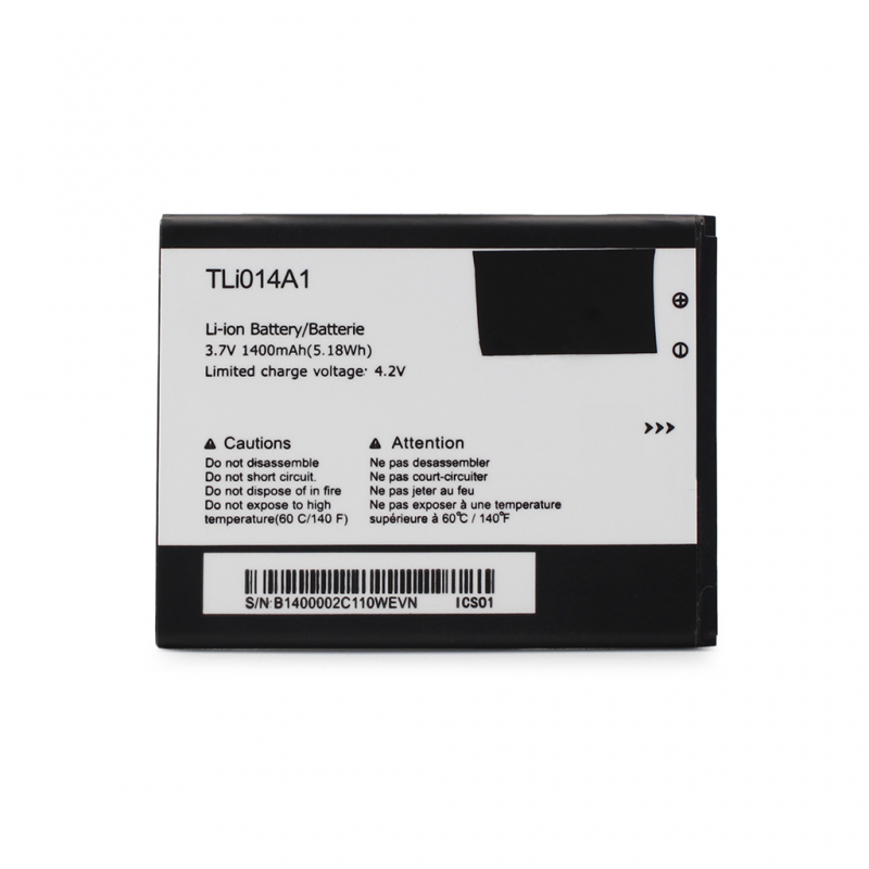BATERIJA TERACELL PLUS ZA ALCATEL OT-985/OT PIXI 3 4.5/4027X/OT POP D3 1800MAH TLI014A1