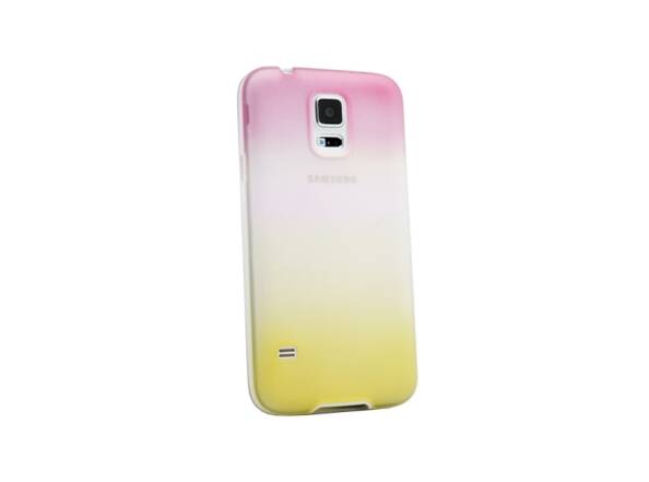 TORBICA RAINBOW ZA SAMSUNG I9500 ROZE-ZUTA