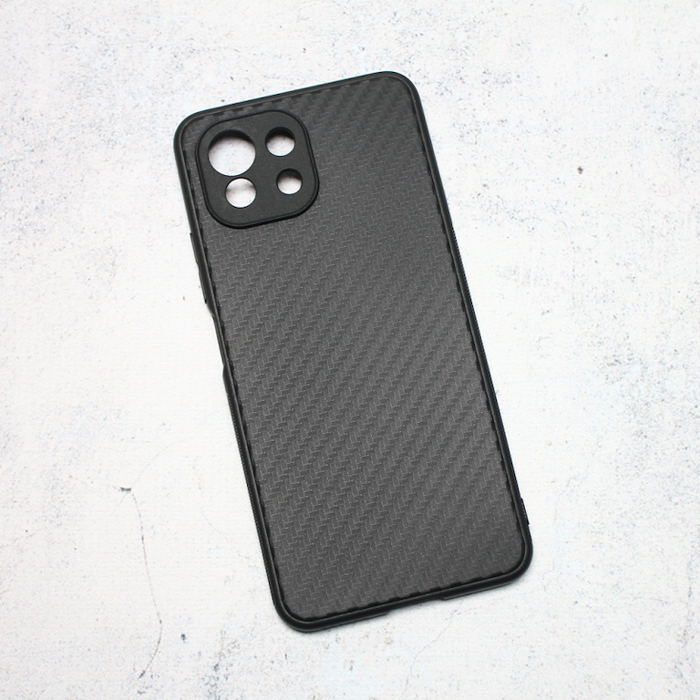 TORBICA CARBON FIBER ZA XIAOMI MI 11 LITE CRNA