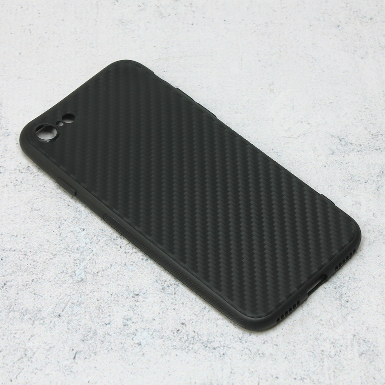 TORBICA CARBON FIBER ZA IPHONE 7/8/SE 2020/2022 CRNA