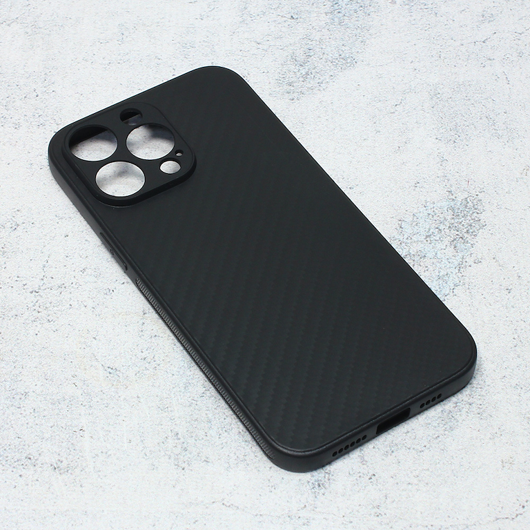 TORBICA CARBON FIBER ZA IPHONE 14 PRO MAX 6.7 CRNA