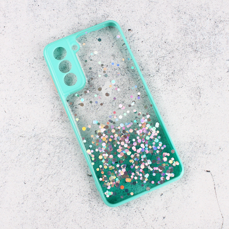 TORBICA FRAME GLITTER ZA SAMSUNG G991B GALAXY S21 MINT