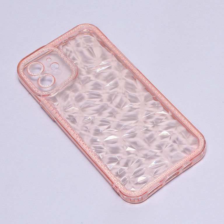 TORBICA BLING DIAMOND ZA IPHONE 12 6.1 ROZE