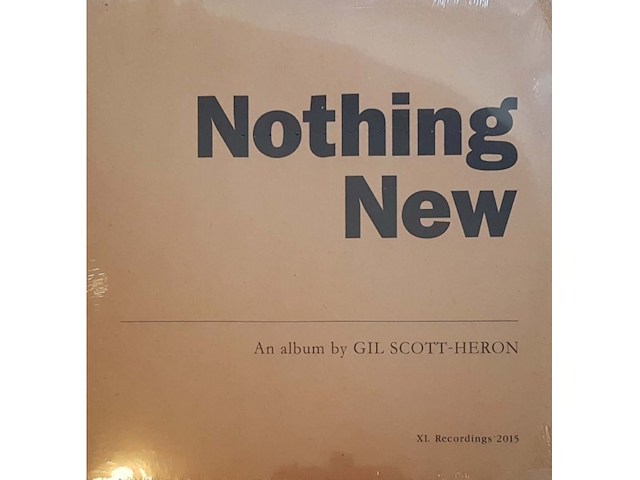 SCOTT-HERON, GIL - NOTHING NEW