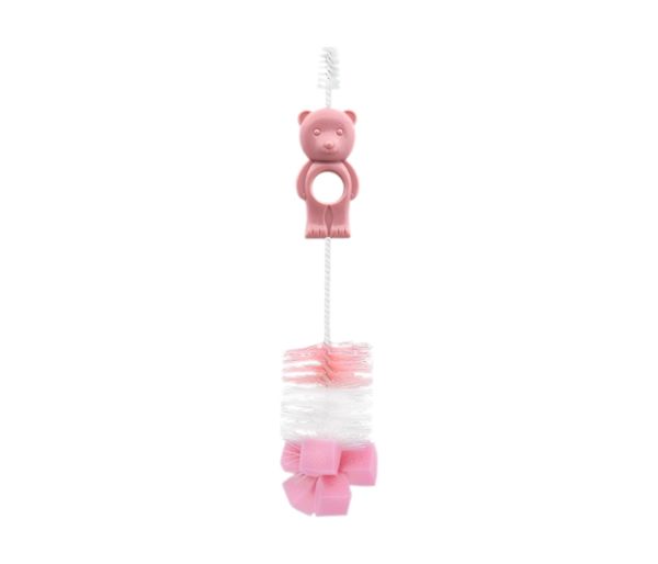 LORELLI BABY CARE CETKA ZA FLASICE I CUCLE BEAR - BLUSH PINK