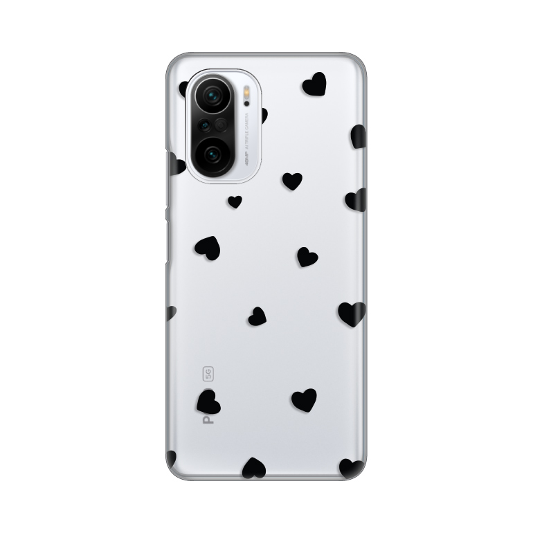 TORBICA SILIKONSKA PRINT SKIN ZA XIAOMI POCO F3 HEARTS