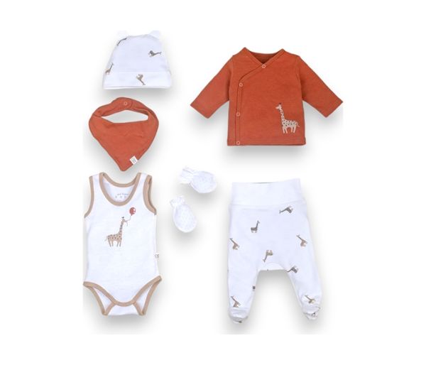 SET ZA IZNOSENJE ZA BEBE ORGANIC ZIRAFA 6/1,VEL.56