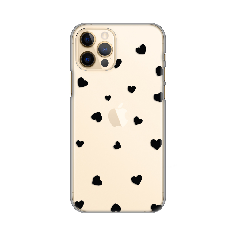 TORBICA SILIKONSKA PRINT SKIN ZA IPHONE 12/12 PRO 6.1 HEARTS