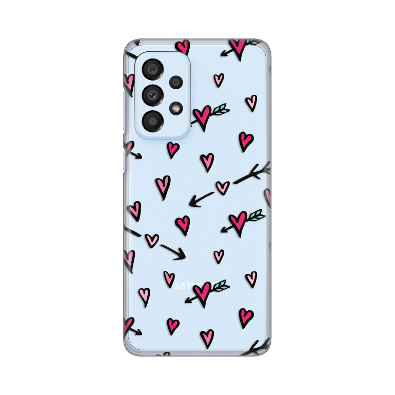 TORBICA SILIKONSKA PRINT SKIN ZA SAMSUNG A336B GALAXY A33 5G HEARTS PATTERN