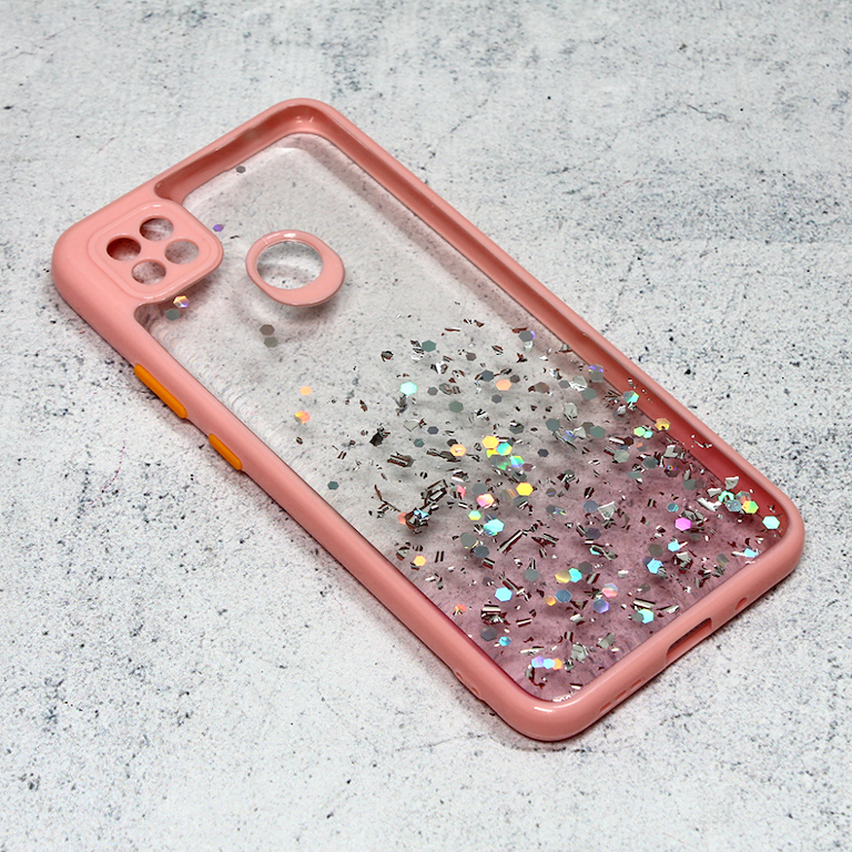 TORBICA FRAME GLITTER ZA XIAOMI REDMI 9C/10A ROZE