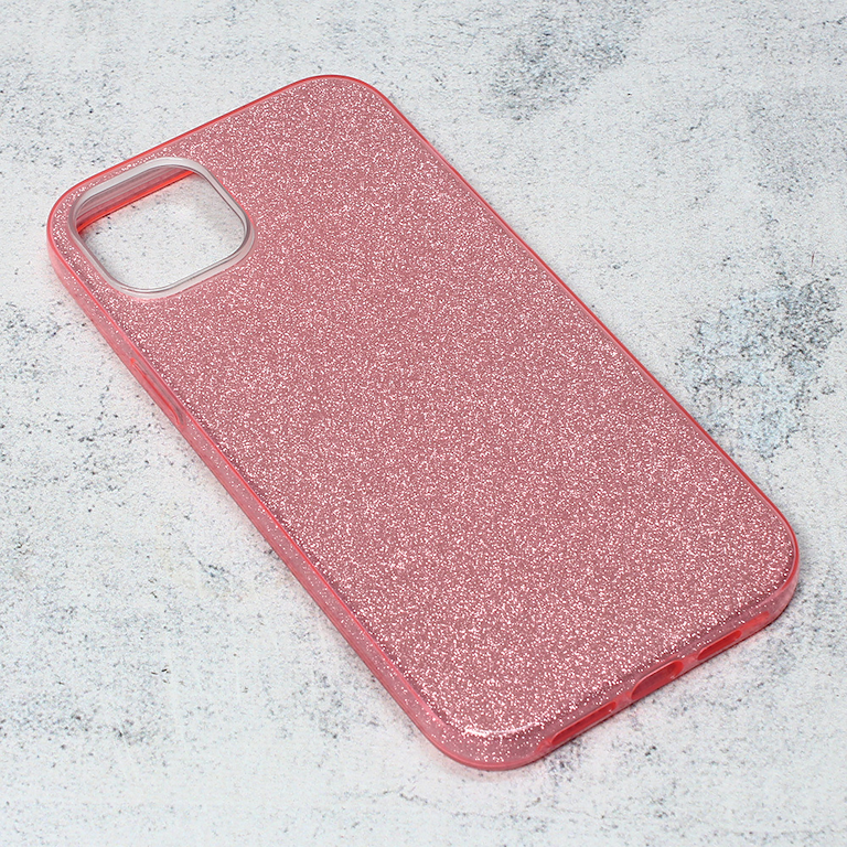 TORBICA CRYSTAL DUST ZA IPHONE 14 6.7 PLUS ROZE