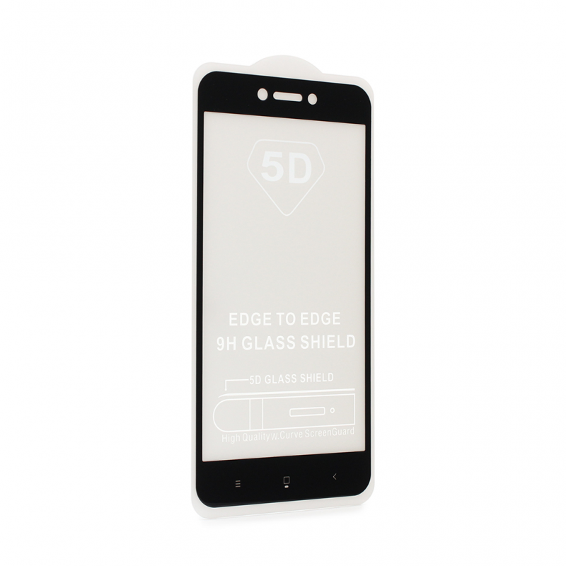 TEMPERED GLASS 2.5D FULL GLUE ZA XIAOMI REDMI 5A/REDMI GO CRNI