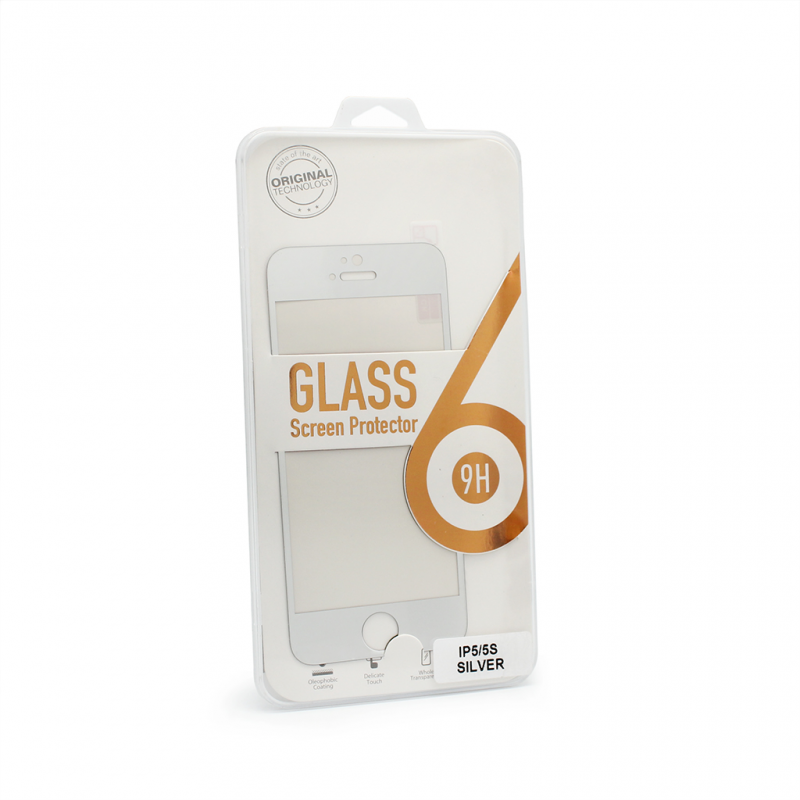 TEMPERED GLASS ZA IPHONE 5 SREBRNI