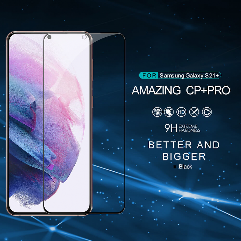 TEMPERED GLASS NILLKIN CP+ PRO ZA SAMSUNG G996B GALAXY S21 PLUS CRNI