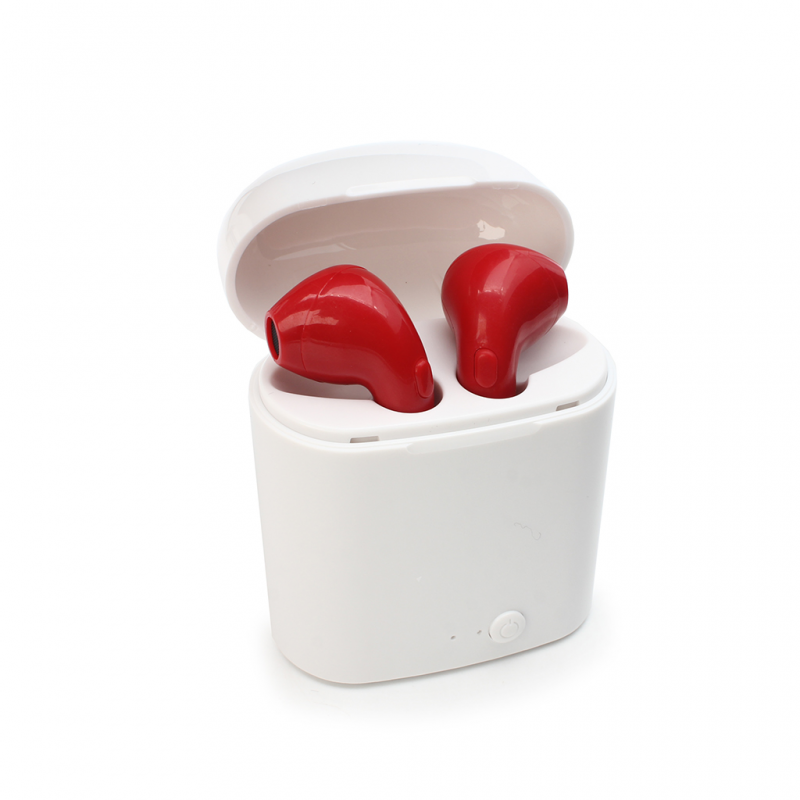 BLUETOOTH SLUSALICE AIRPODS I7S TWS CRVENE