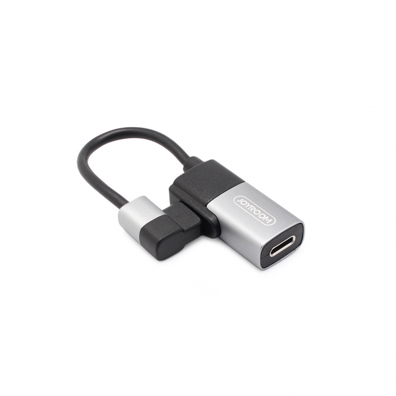ADAPTER JOYROOM ZA SLUSALICE I PUNJENJE IPHONE LIGHTNING SREBRNI