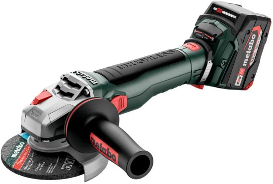 Akumulatorska ugaona brusilica Metabo WB 18 LT BL 11-125 QUICK; 2x5,2 Ah (613054650)