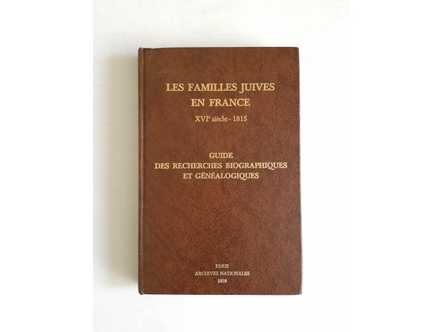 Jevrejske porodice u Francuskoj 16. veku (na francuskom