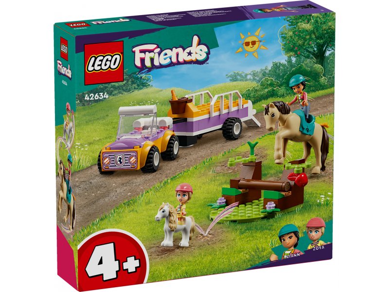 LEGO 42634 PRIKOLICA ZA KONJE I PONIJE