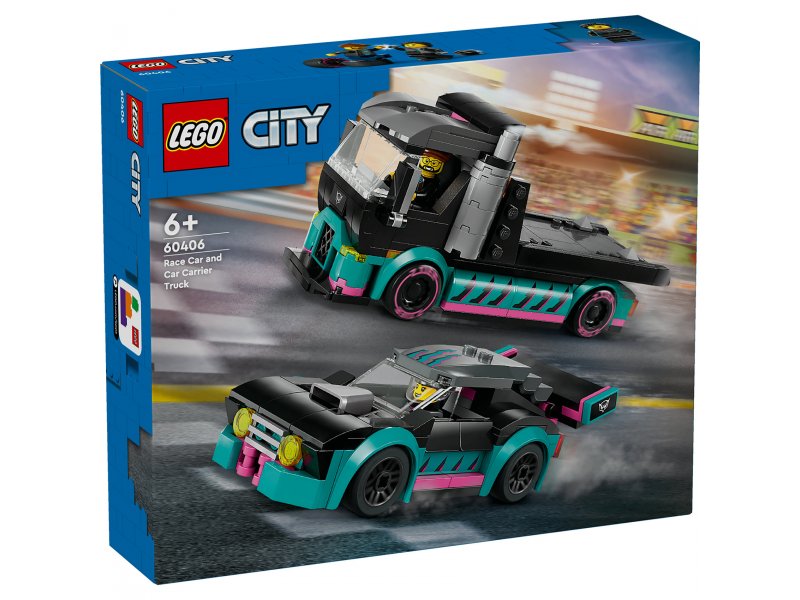 LEGO 60406 TRKAČKI AUTO I AUTO-TRANSPORTER