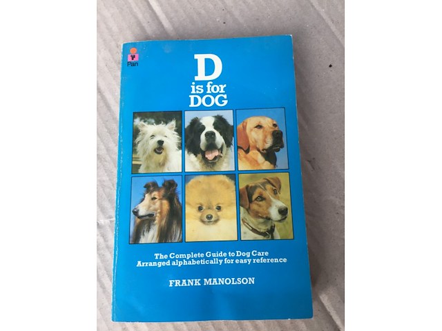 FRANK MANOLSON * D IS FOR DOG