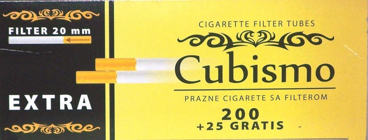 Filter za cigarete Cubismo 200+25/1 # (50)
