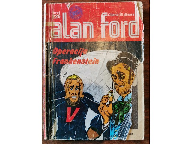 Alan Ford Vjesnik AF 226 - OPERACIJA FRANKENSTEIN