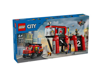 Lego Vatrogasna stanica s vatrogasnim vozilom ( 60414 )
