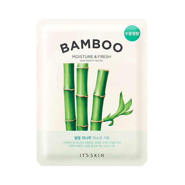 It’S SKIN The Fresh Bamboo, Sheet maska za lice sa vodom iz bambusa za dubinsku hidrataciju i osveženje kože, 19g