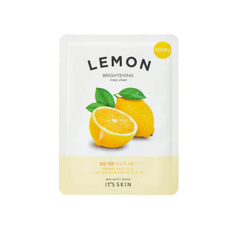 IT'S SKIN THE FRESH Lemon, Sheet maska za lice sa limunom za blistav i ujednačen ten, 18 g