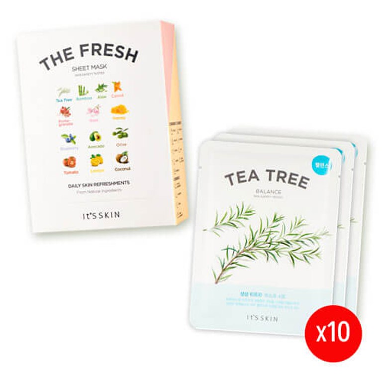 It’S SKIN The Fresh Mask Sheet Tea Tree set (10 komada x 18 g)